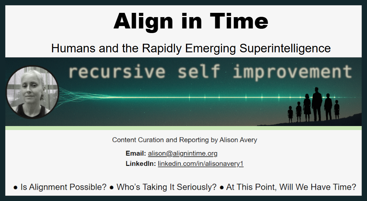 Align in Time | Humans & the Rapidly Emerging Superintelligence